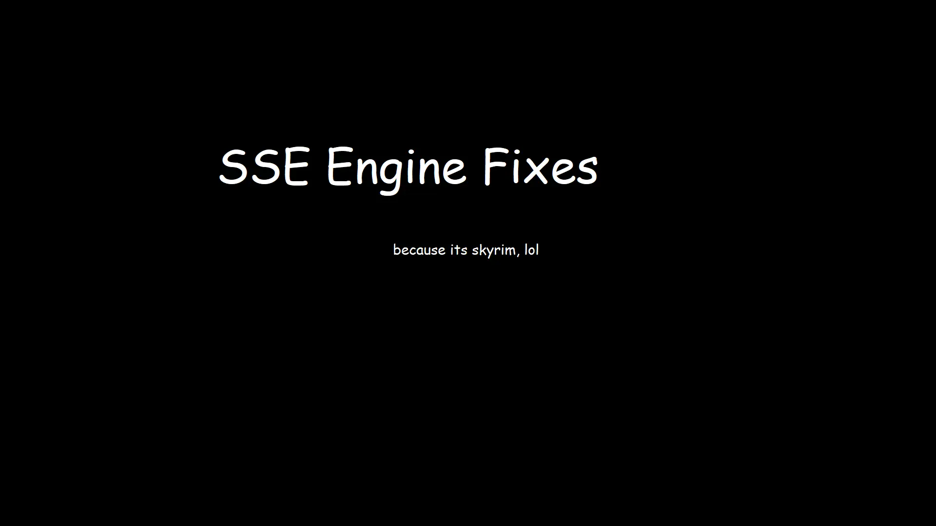 The Elder Scrolls V: Skyrim Special Edition การแก้ไข SSE Engine (ปลั๊ก ...